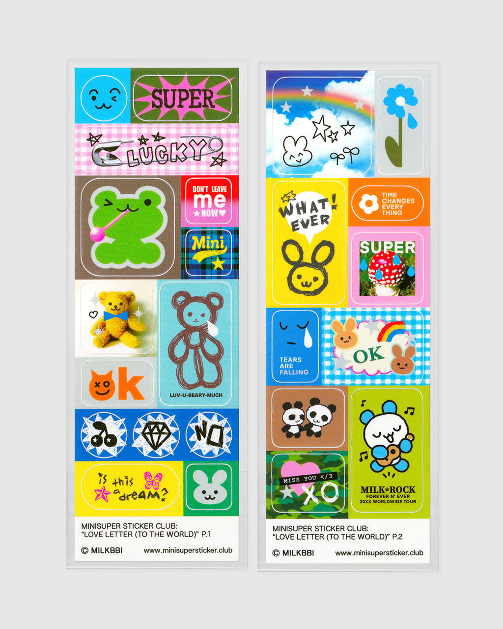 miniSUPER Sticker Club – Love Letter To The World [SET]