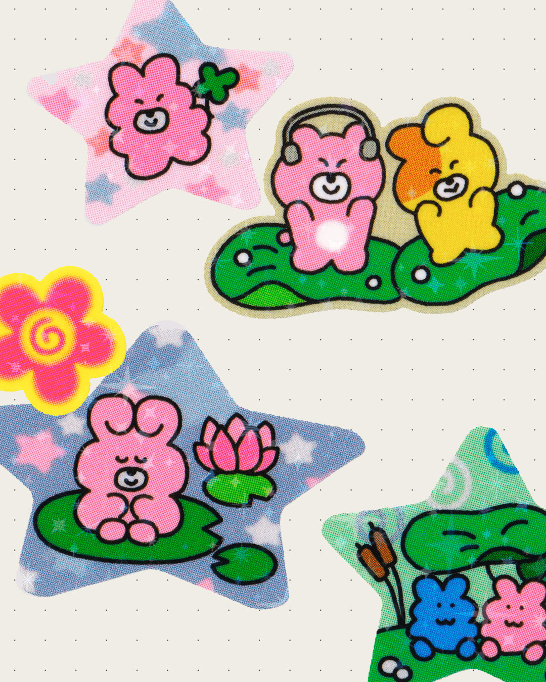MiniSUPER Sticker Club The Bunnies Questions minisuper-sticker-club-the-bunnies-questions