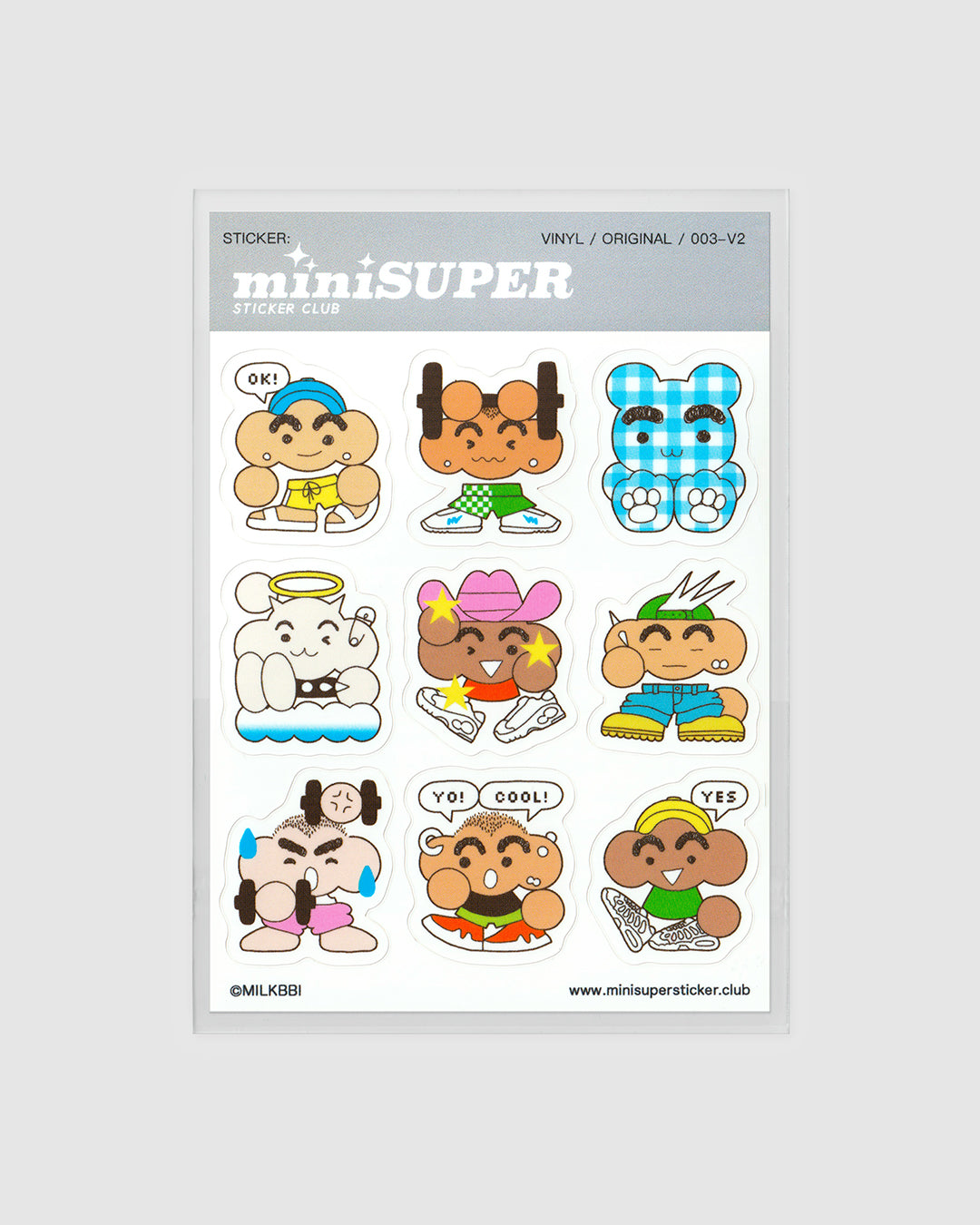 miniSUPER Sticker Club – MILKBBI